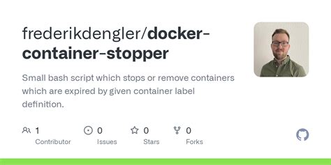 Github Frederikdenglerdocker Container Stopper Small Bash Script