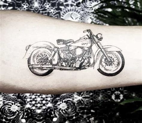 Tatuaje De Moto Tinta A Km H Tattoox