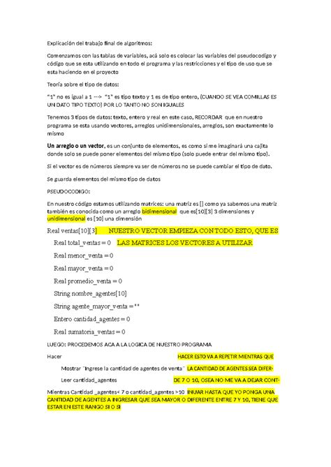 Expo Trabajo Final Algoritmos Explicación Del Trabajo Final De Algoritmos Comenzamos Con Las