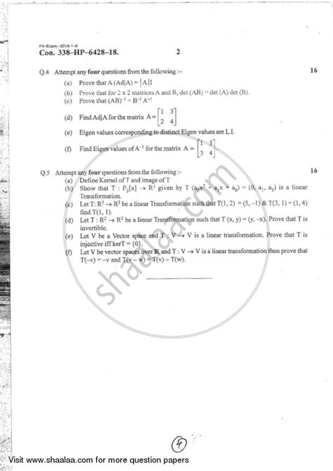 Mathematics 2 2017 2018 Bsc Computer Science Idol Correspondence 2nd Year Sybsc 2