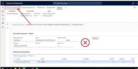 Ax D365fo Check Execution Log Of A Data Entity Ax Dynamics 365