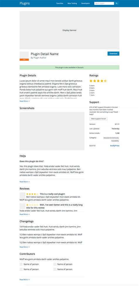Plugin Directory Prototypes Single View Make WordPress Org