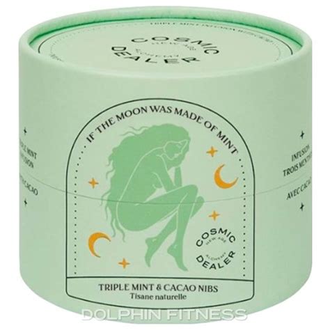 Cosmic Dealer Organic Tea Herbal Mint And Cacao Nibs 80g
