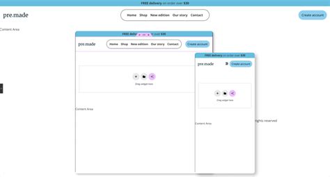 Free Responsive Header With Rounded Navbar Container For Elementor One Click Uplaod