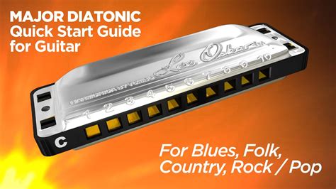 Major Diatonic Harmonica For Blues Folk Rock Pop Country Lee Oskar