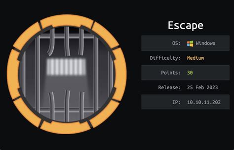 escape hackthebox 喵喵喵喵 愚かな人間