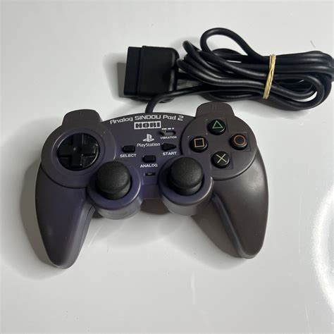Hori Ps2 Analog Sindou Pad 2 Ps1 Ps2 Sony Playstation Controller Grey Retro Unit