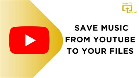 How To Save Music From YouTube To Your Files YouTube
