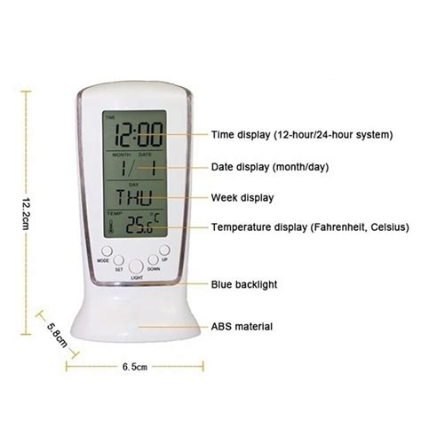 Led Digital Mini Clock Electronic Alarm Clock Tabl Grandado