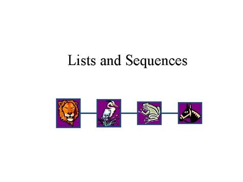 Iterators Lists And Sequences Data Structures And Algorithms