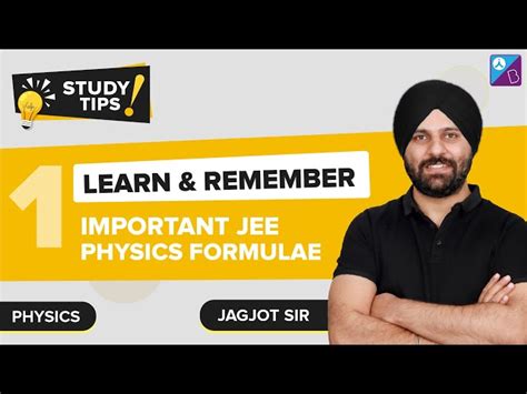 Important Formulas For JEE Main And Advanced Quick Read