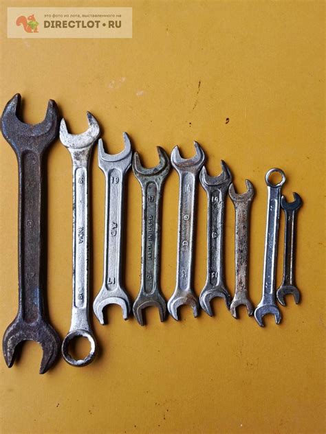 Ключи рожковые 9 штук купить в Нальчике цена 300 Р на Directlot Ru Инструмент Ручной продам