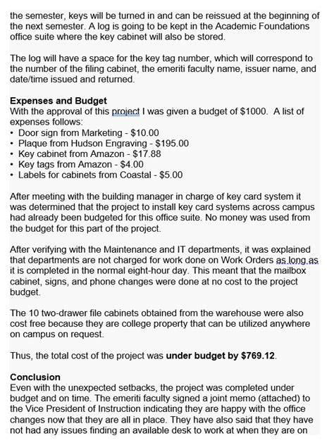 [solved] Help Writing A Memo Report Or Letter Report Format Using The Course Hero
