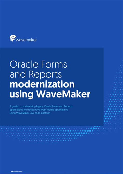 PDF Oracle Forms Modernization Using Wavemaker DOKUMEN TIPS