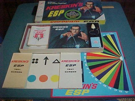 1966 Kreskin Esp Game W Pendulum And Cards Etc ~ Some Sealed Parts Nr