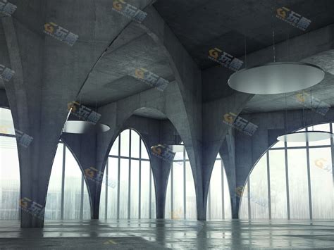 艺术展厅Blender模型 玩酷CG