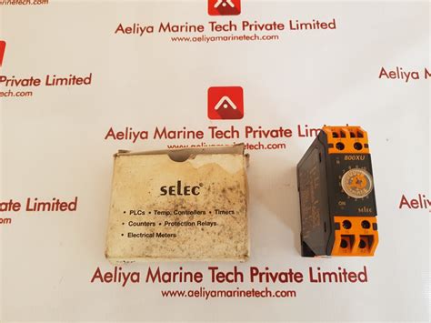 Selec 800xu Analog Timer Relay Aeliya Marine Tech