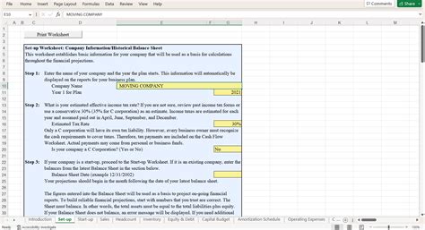 Moving Company Business Plan Template Sample Pages Black Box Business