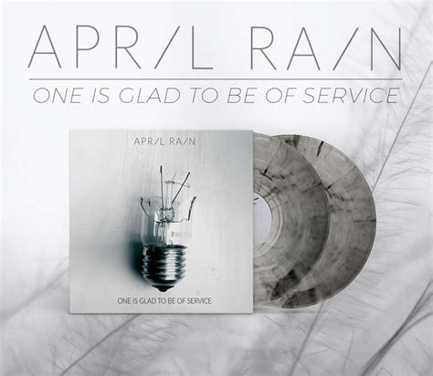 April Rain One Is Glad To Be Of Service 2xlp 透明烟雾 最新现货