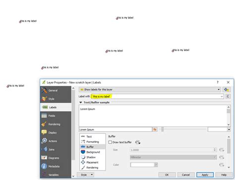 Labeling Creating Label In Qgis Geographic Information Systems