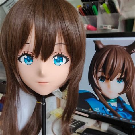 Gla033customize Character Femalegirl Resin Fullhalf Head With