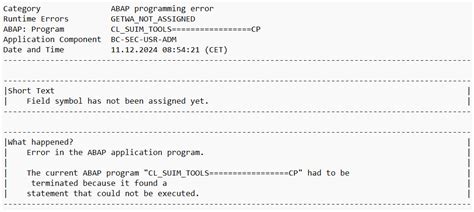 3600750 iag repo sync for on premise systems is causing getwa not assigned dump sap
