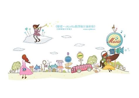 时尚简笔插画图片 人物图 卡通 人物 笔插画 人物 时尚简笔插画类 图行天下素材网