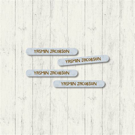Mini Name Labels Durable Waterproof And Perfectly Small