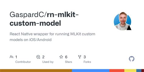 Github Gaspardc Rn Mlkit Custom Model React Native Wrapper For Running Mlkit Custom Models On