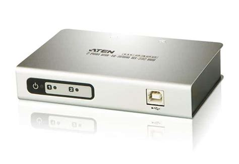 Buy Aten Serial Hub 2 Port Usb To Rs232 Converter W 1 8m Cable Supports Hot Swapping And Plug