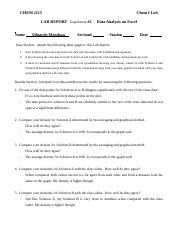 Fillabale Excel Report Docx CHEM Chem I Lab LAB REPORT Experiment Name Edgardo