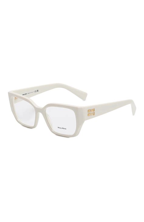 Женские белые оправа Miu Miu купить в интернет магазине ЦУМ арт 03vv 142101