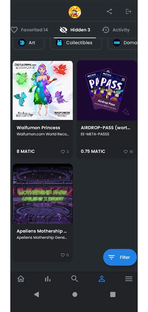 What Are These Nft S I Hadn T Noticed Them In The Hidden Folder R Avatartrading