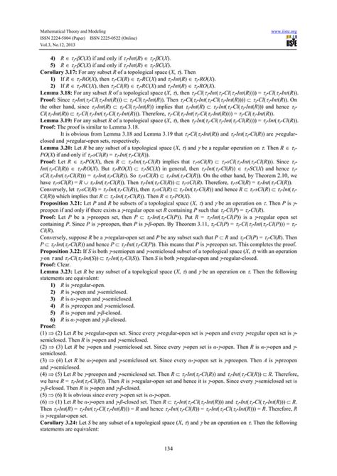 γ Regular Open Sets And γ Extremally Disconnected Spaces Pdf