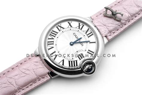 Cartier Ballon Bleu De Cartier Replica 36mm White Dial In Steel On