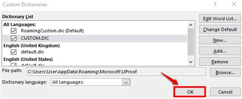 How To Add Words To Custom Dictionary To Avoid Spelling Errors In Ms