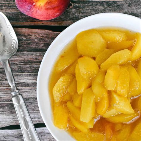 Stewed Peaches Cooking With Nana Ling