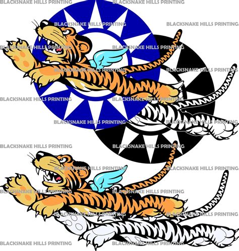 Flying Tigers Vector Image Files Ai Pdf Eps And Svg Formats Plus High Res Rasters  And