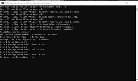 Github Oguzhankrcb Banksimulation Simple Bank Simulation Homework