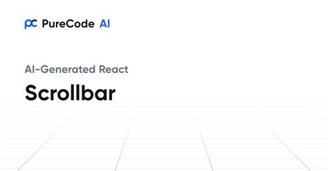Effortless React Scrollbar Components Purecode Ai