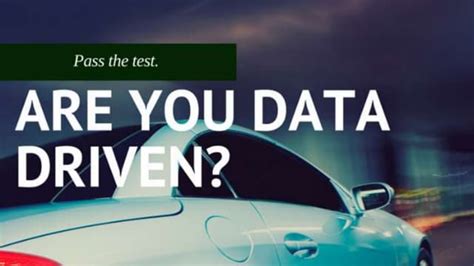 Are You Data Driven Ppt