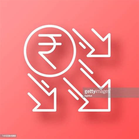 Rupee Down Arrow Photos And Premium High Res Pictures Getty Images