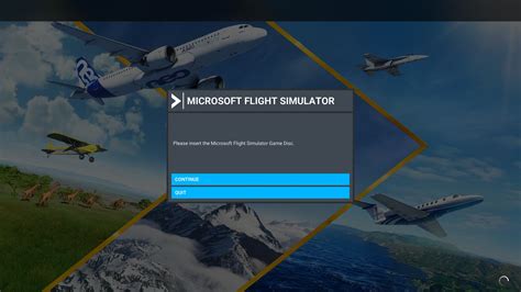 please insert the msfs game disc error message 210 by