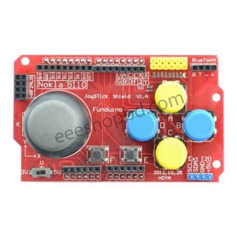 v1 a funduino joystick shield expansion board arduino compatible
