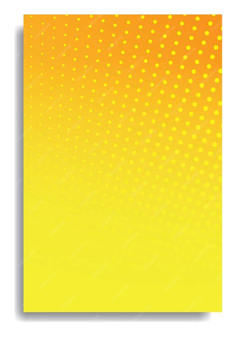 Premium Vector Yellow Orange Gradient Background With Abstract Dots Modern Vector Illustration