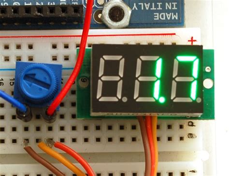 New Product Mini 3 Wire Volt Meter 0 99 9vdc « Adafruit Industries Makers Hackers