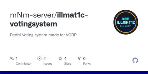 Github Mnm Serverillmat1c Votingsystem Redm Voting System Made For Vorp