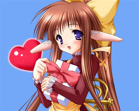 Wallpaper The Brown Haired Anime Girl With T 1600x1200 Picture Image