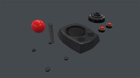 Joystick 3d Model By Grishmanovskij Anton