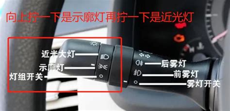 示廓灯和近光灯能同时开么 有驾